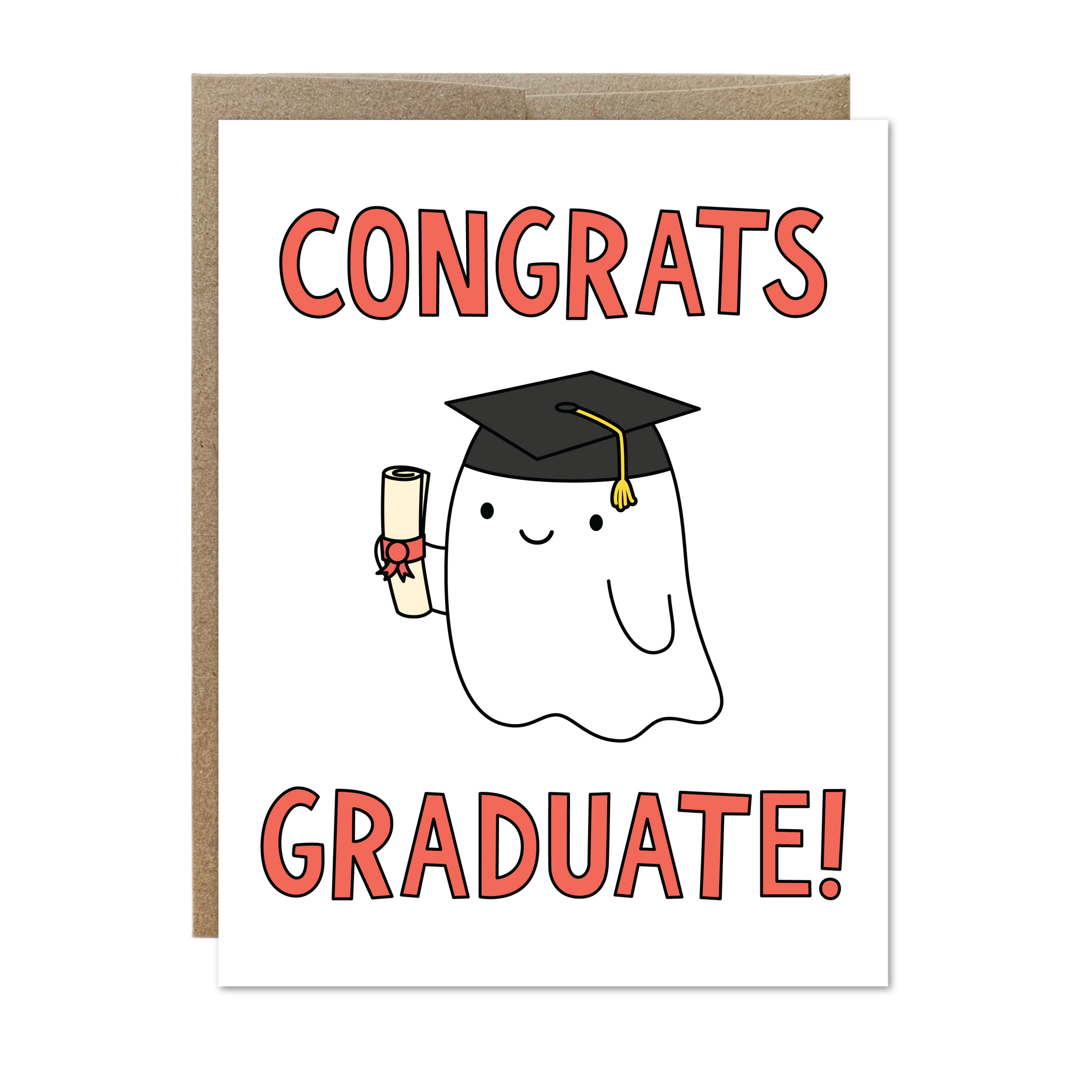 Graduation Ghost Card