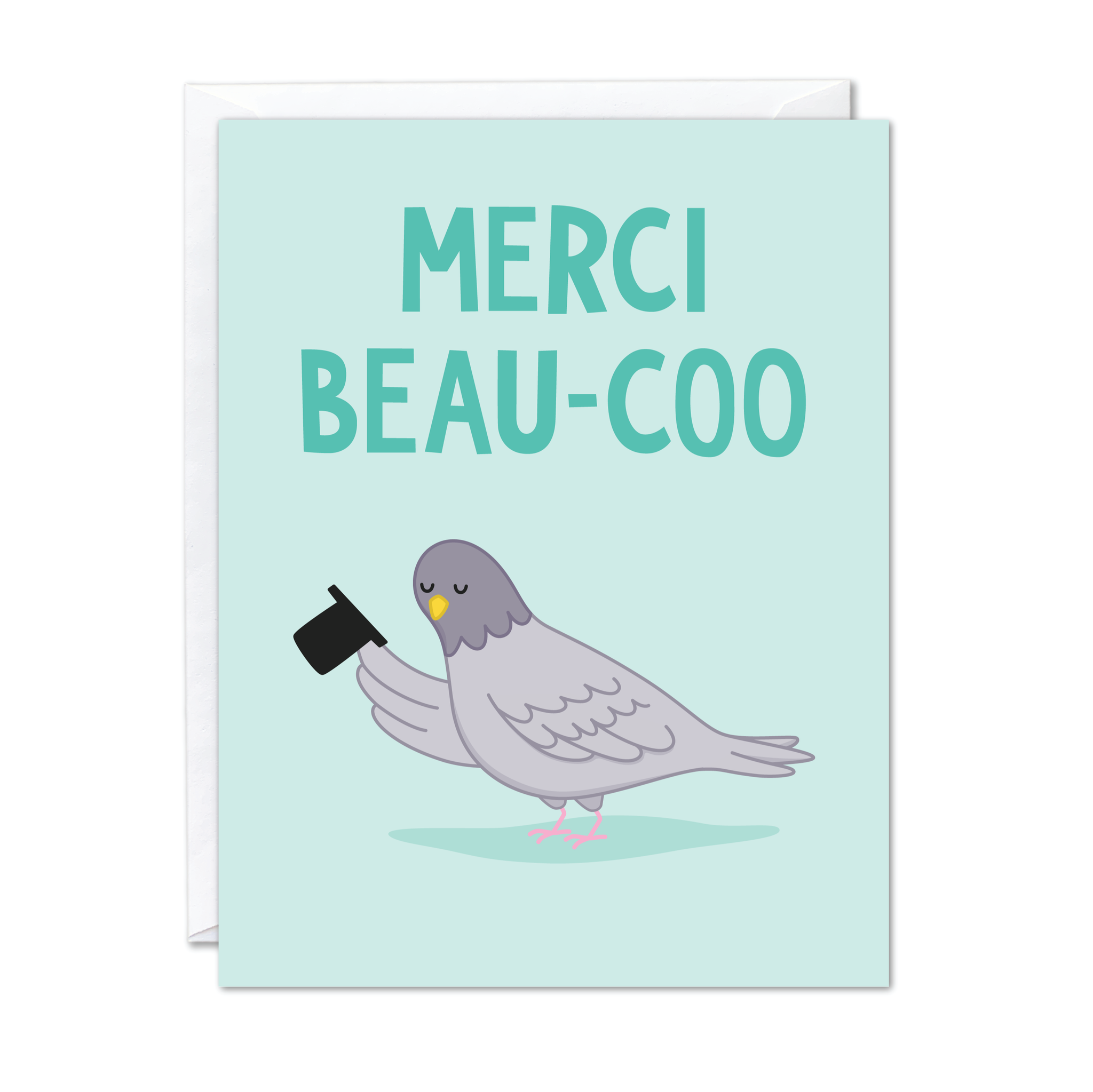 Merci Beau-coo - Thank You Card