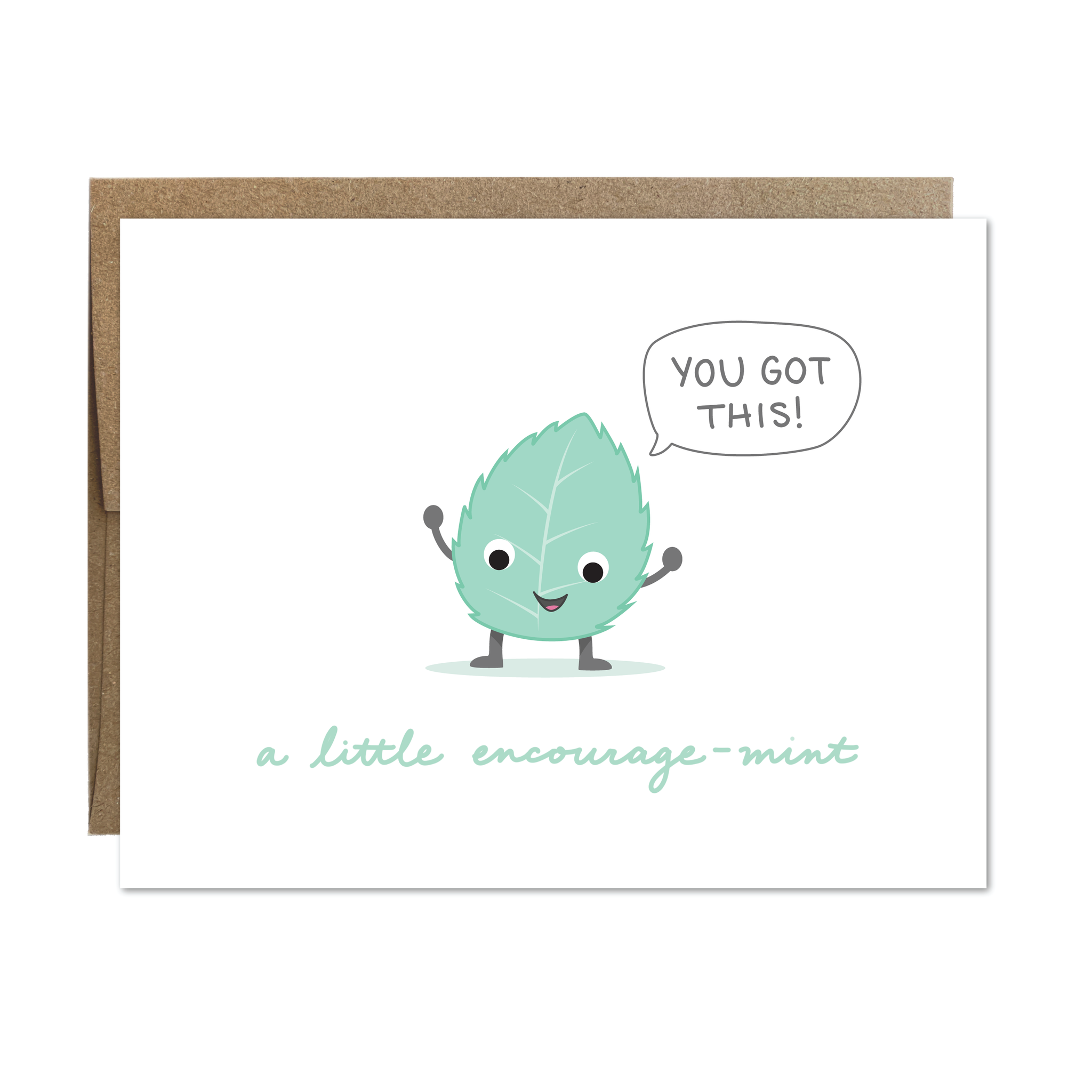 Encourage-mint - Pun Encouragement Card